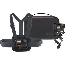 GoPro Action Cam "Sport-Kit", schwarz, Camcorder, Chesty + Lenker-/Sattelstützen-/Stangenhalterung + Kamera-Case