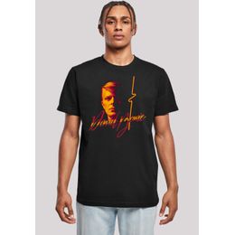 F4NT4STIC Herren T-Shirt "David Bowie Photo Angle 90s", schwarz, Gr. XS, Obermaterial: 100% Baumwolle, Shirts, Herren,Premium