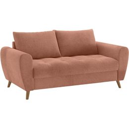 2,5-Sitzer MR. COUCH, B:180cm H:71cm T:90cm, braun, Novaclean Avanti (100% Polyester), Sofas, "Blackburn II", Wahlweise mit Kaltschaumpolsterung bis