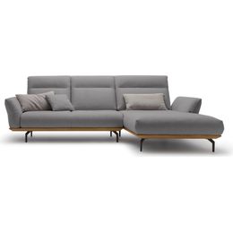 Ecksofa, B:298cm H:103cm T:183cm, grau, CREATION BY ROLF BENZ, Chenille COCO (72% Polyester 15% Baumwolle 13% Polyacryl), Wohnzimmer, Sofas,
