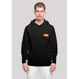 F4NT4STIC Herren Kapuzenpullover "Spain Spanien Flagge", schwarz, Gr. XL, Obermaterial: 50% Baumwolle, 50% Polyester, Pullover, Print