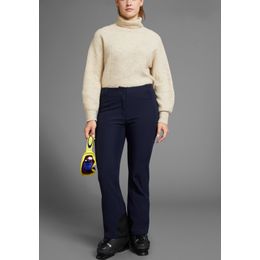 Maier Sports Damen Skihose "aus Softshell", blau, Gr. 54, Softshell, Obermaterial: 92% Polyester, 8% Elasthan, Hosen, Wasserabweisend & Windabweisend
