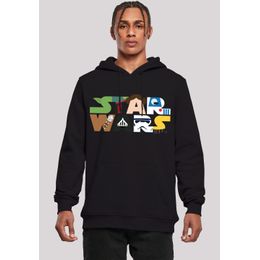 F4NT4STIC Herren Kapuzenpullover "Star Wars Character Logo", schwarz, Gr. 5XL, Obermaterial: 65% Baumwolle, 35% Polyester, Pullover, Print
