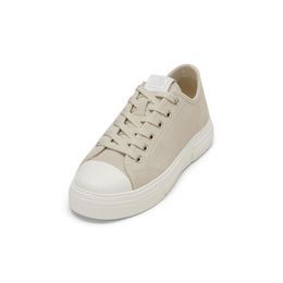Marc O'Polo MARC O'POLO Damen Sneaker "aus hochwertigem Veloursleder", Gr. 42, beige, Obermaterial: 94% Leder, 6% Baumwolle, unifarben, Schuhe