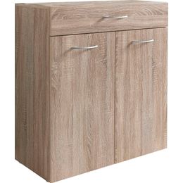 Kombikommode wimex, B:80cm H:98cm T:40cm, braun, Holzwerkstoff, Spanplatte, Schlafzimmer, Sideboards, "Multiraumkonzept", Schubkästen auf