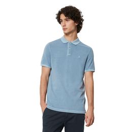 Marc O'Polo MARC O'POLO Herren Poloshirt "aus Organic Cotton-Stretch", blau, Gr. XS, unifarben, Obermaterial: 95% Baumwolle, 5% Elasthan, Shirts