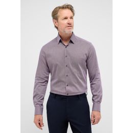 Eterna Herren Langarmhemd "MODERN FIT", rot, Gr. 43, Twill, 100% Baumwolle, Hemden, NON IRON (b&uuml;gelfrei)