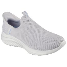 Skechers Damen Slip-On Sneaker "ULTRA FLEX 3.0-EASY WIN", Gr. 37, grau, Textil, Schuhe, Slipper, Sneaker mit Handsfree Slip-ins Technologie