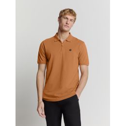 NO EXCESS Herren T-Shirt "NO EXCESS Piqué Poloshirt", braun, Gr. XXL, 95% Baumwolle, 5% Elasthan, Shirts