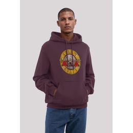 F4NT4STIC Herren Kapuzenpullover "Guns 'n' Roses Vintage Logo Rock Music Band", rot, Gr. L, Obermaterial: 80% Baumwolle, 20% Polyester, Pullover,