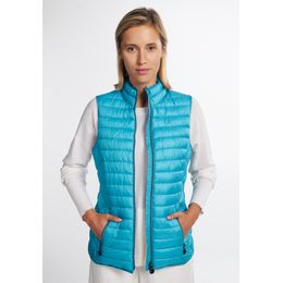 Eterna Damen Steppweste, blau, Gr. L, 100% Polyester, Westen