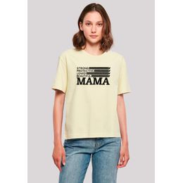 F4NT4STIC Damen T-Shirt "Mothers Day Best Mom Tribute", gelb, Gr. S, Obermaterial: 100% Baumwolle, Shirts, Premium Qualität