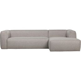 Ecksofa Woood, B:305cm H:73cm T:175cm, grau, Wohnzimmer, Sofas, "Bean", mit Ottomane, inklusive Kissen, Breite 305 cm