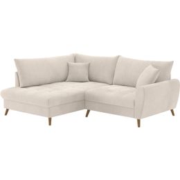 Ecksofa MR. COUCH, B:230cm H:71cm T:190cm, beige, Novaclean Avanti (100% Polyester), Wohnzimmer, Sofas, "Blackburn II L-Form", Wahlweise mit