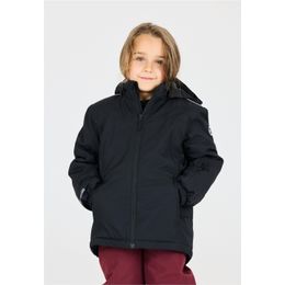 ZIGZAG Jungen Skijacke "Murdoch", schwarz, Gr. 104, unifarben, 100% Polyester, Jacken, mit getapten Nähten und 10.000 mm Wassersäule