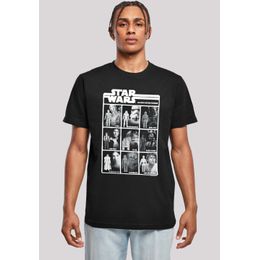 F4NT4STIC Herren T-Shirt "Star Wars Class Of Action Figures", schwarz, Gr. XXL, Obermaterial: 100% Baumwolle, Shirts, Herren,Premium