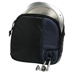 Hama CD-Player Tasche "Tasche für Discman und 3 CDs, Schwarz Blau, Trageriemen, Kabelausgang", B/H/T: 16,5cm x 2,6cm x 19cm, schwarz, Taschen