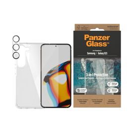 PanzerGlass Backcover "Set: HardCase + Screen Protector - Samsung Galaxy S23", B:14cm H:5cm T:24cm, transparent, Hüllen