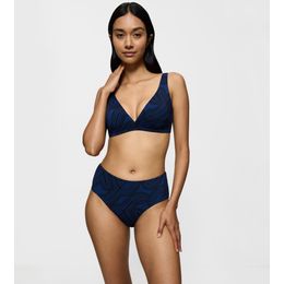 Triumph Damen Bikini-Hose "Flex Smart Summer Maxi pt EX", blau, Gr. XL, Microfaser, Obermaterial: 69% Polyamid, 31% Elasthan, Badehosen,