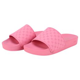 JOOP! JOOP Damen Badepantolette "stampa fine marinos sandal fd", Gr. 39, pink, Gummi, Schuhe, Pantolette, offener Schuh, Badeschuh