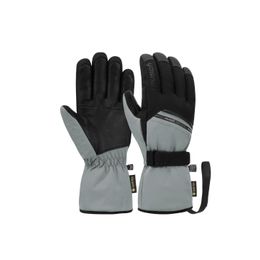 Reusch Damen Skihandschuhe "Morris GORE-TEX", grau, Gr. 9,5, mehrfarbig, 80% Polyester, 15% Ziegenleder, 5% Polyurethan, Handschuhe, in