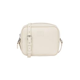 Tommy Jeans Damen Umhängetasche "TJW ESS MUST CAMERA BAG", beige, Lederimitat, Taschen, Damen Mini Bag, Kulturtasche, Schultertasche mit Tommy Flagge