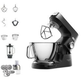 Kenwood Küchenmaschine "Titanium Chef Baker KVC85.004BK m. Zubeh.", B:39,5cm H:31,5cm T:22,5cm, schwarz, Küchenmaschinen, Zubehör, Gratis Wert: UVP