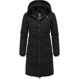 Ragwear Damen Wintermantel "Rebelka", schwarz, Gr. L, Außenmaterial: 100% Polyester, Innenfutter: 100% Polyester, Wattierung: 100% Polyester, Mäntel,
