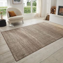 Teppich Hanse Home, B:80cm H:8mm L:120cm, beige, Polypropylen (PP), Wohnzimmer, Teppiche, "Jord", Kurzflor, L&auml;ufer, Vintage, Wohnzimmer,