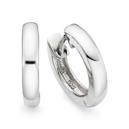 Bruno Banani Damen Paar Creolen "Schmuck Geschenk Silber 925 Ohrschmuck Ohrringe", 16mm, Silber 925 (Sterlingsilber), silber, Silber 925
