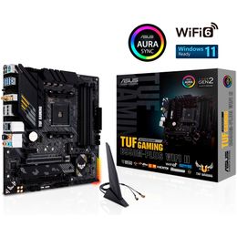 ASUS Mainboard "TUF GAMING B550M-PLUS WIFI II", B:24,4cm H:6,7cm T:24,4cm, schwarz, Mainboards