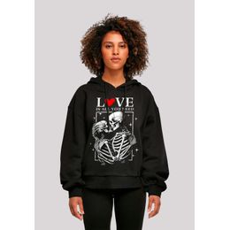 F4NT4STIC Damen Sweatshirt "Love is all you need", schwarz, Gr. 4XL, Obermaterial: 100% Baumwolle, Sweatshirts, Premium Qualit&auml;t