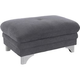 Hocker COTTA, B:98cm H:44cm T:67cm, grau, Struktur (100% Polyester );Chenille (90% Polyester; 10% Polyamid ), Garten, Hocker, "Enterprise"