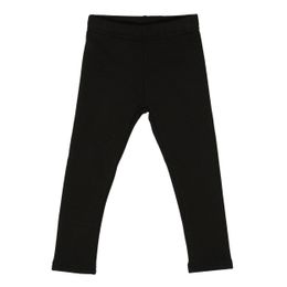 STACCATO Mädchen Thermohose, schwarz, Basic, Gr. 116, unifarben, Oberstoff: 65% Polyester, 30% Baumwolle, 5% Elasthan., Hosen, gefüttert