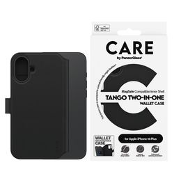 Handyhülle "Case Feature Tango 2-in-1 Wallet Case Apple iPhone 16 Plus", B:11cm H:2,5cm T:19,5cm, schwarz, CARE BY PANZERGLASS, Hüllen, Backcover,