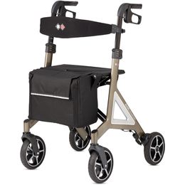 Bischoff & Bischoff Rollator "Alevo Country Rollator", grau, BISCHOFF & BISCHOFF, Rollatoren, faltbar - für innen und außen, mit Profil-Bereifung, Sitzhöhe 51 cm