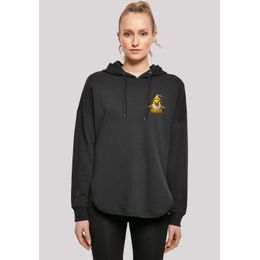 F4NT4STIC Damen Kapuzenpullover "Rubber Duck Wizard OVERSIZE HOODIE", schwarz, Gr. S, Obermaterial: 100% Baumwolle, Pullover, Print