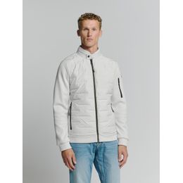 NO EXCESS Herren Leichtdaunenjacke "NO EXCESS Kurz geschnittene jacke", grau, Gr. XXXL, 100% Polyester, Jacken
