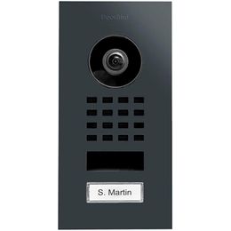 DoorBird Video-T&uuml;rsprechanlage "D1101V Unterputz IP Video T&uuml;rstation", B:23,5cm H:10cm T:28,5cm, grau, &Uuml;berwachungskameras