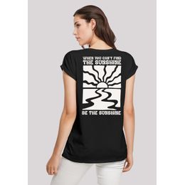 F4NT4STIC Damen T-Shirt "Be The Sunshine", schwarz, Gr. XXL, Obermaterial: 100% Baumwolle, Shirts, Premium Qualität