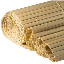 Windhager Sichtschutzzaunmatten, H/L: 120cm x 3m, beige, Zaunelemente, aus UV- und witterungsbest&auml;ndigem PVC, L: 3 m