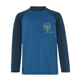 Vaude Mädchen Langarmshirt "Kids Solaro LS T-Shirt III", blau, Gr. 158, Obermaterial: 91% Polyester, 9% Elasthan, Shirts, für Kinder
