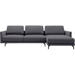 Ecksofa, B:300cm H:91cm T:172cm, schwarz, CREATION BY ROLF BENZ, Wohnzimmer, Sofas, "CR.414, Designecksofa, Polsterecke, L-Form", wahlweise aus