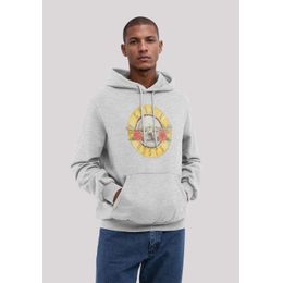 F4NT4STIC Herren Kapuzenpullover "Guns 'n' Roses Vintage Logo Rock Music Band", grau, Gr. S, Obermaterial: 80% Baumwolle, 20% Polyester, Pullover,