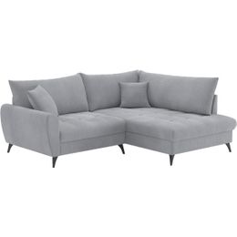Ecksofa MR. COUCH, B:230cm H:71cm T:190cm, grau, Memphis (Grundgewebe - 100% Polyester; Nutzschicht- 90% Polyester / 10% Polyamide), Wohnzimmer,