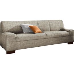 2-Sitzer DOMO collection, B:192cm H:74cm T:85cm, beige, Sofas, "Norma, zeitlos, kubisch und elegant, komfortabel, flache Armlehnen"