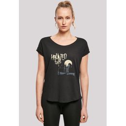 F4NT4STIC Damen T-Shirt "Scooby Doo Haunted Tails", schwarz, Gr. XL, Obermaterial: 100% Baumwolle, Shirts, Damen,Premium Merch,Lang,Longshirt,Bedruckt