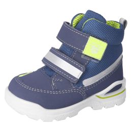 Baby Winterstiefel "Flori WMS: weit", Pepino BY RICOSTA, Gr. 20, bunt, Lederimitat, Textil, kontrastfarbene Details, Schuhe, Sympatex Stiefel,