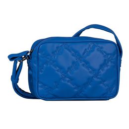 Tom Tailor Damen Handtasche "Tarina", blau, Polyurethan, Taschen, mit einer modernen Logoschriftzug-Steppung in einer weichen Wattierung
