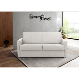Schlafsofa Places of Style, B:162cm H:85cm T:100cm, beige, Struktur weich: (100% Polyester);Luxus-Microfaser weich: (100% Polyester), Wohnzimmer,